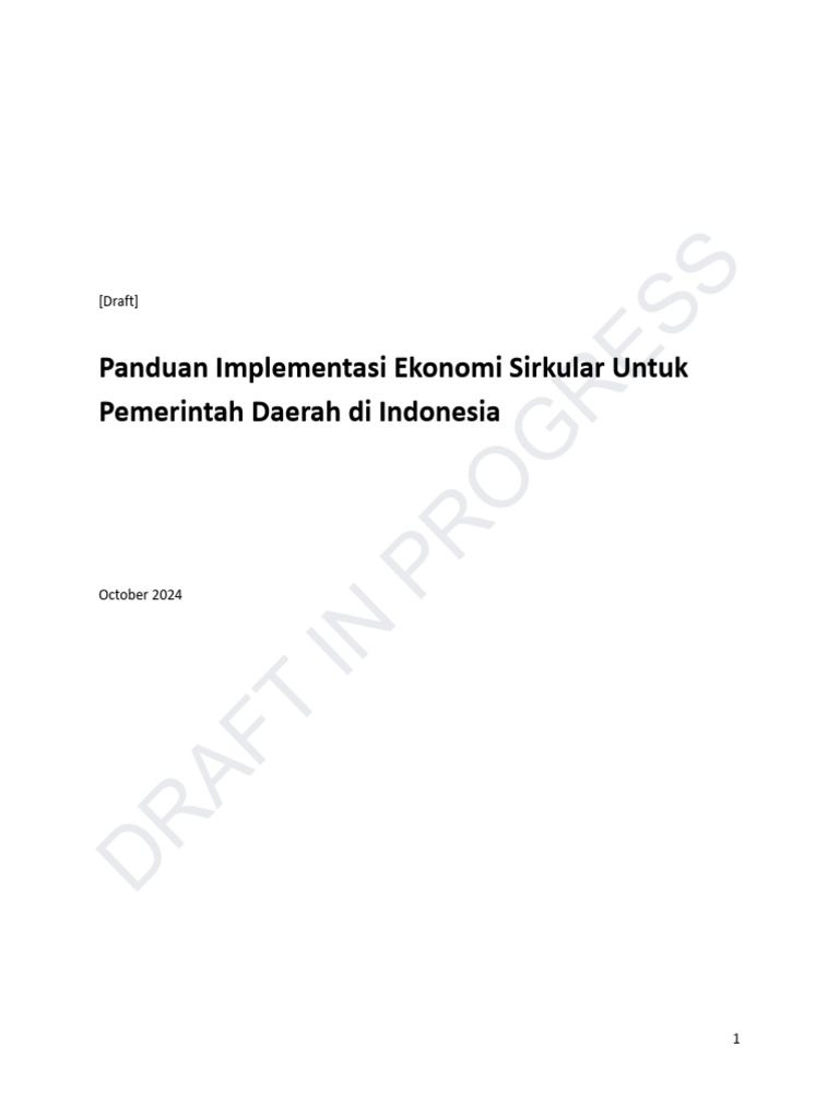 Draft Panduan Implementasi ES Di Daerah - Bahasa_compressed | PDF