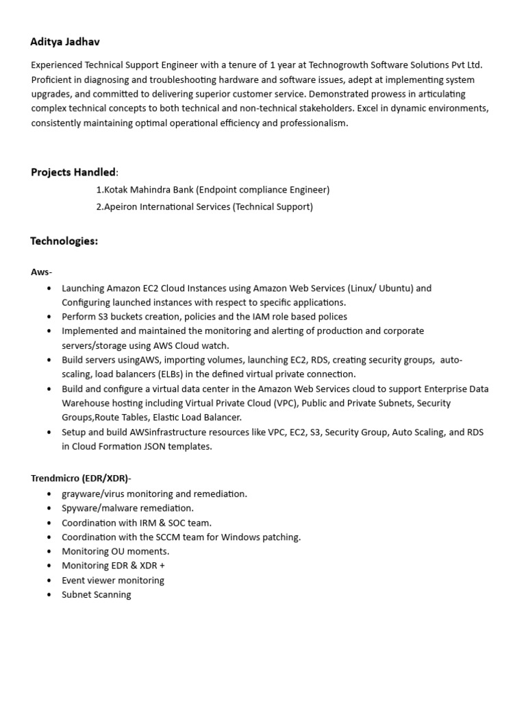 Updated Resume | PDF | Cloud Computing | Computer Security