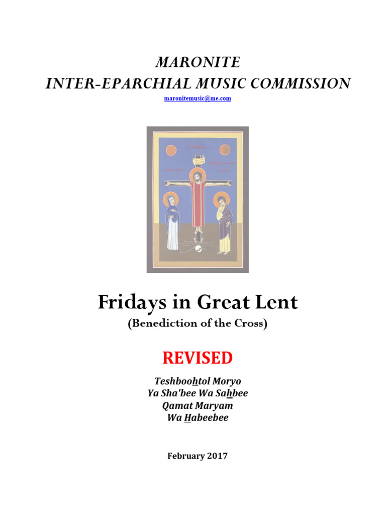 Maronite Hymns for Great Lent | PDF | Mary, Mother Of Jesus | Religious ...