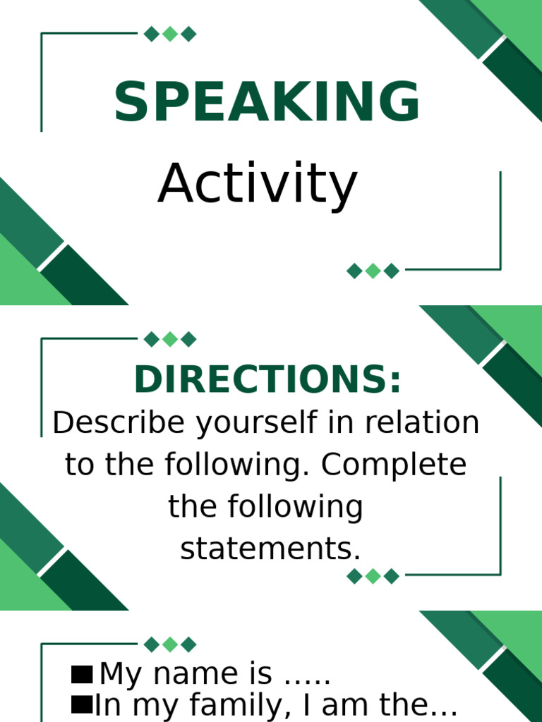 Catch Up Activity - Grade 9 | PDF