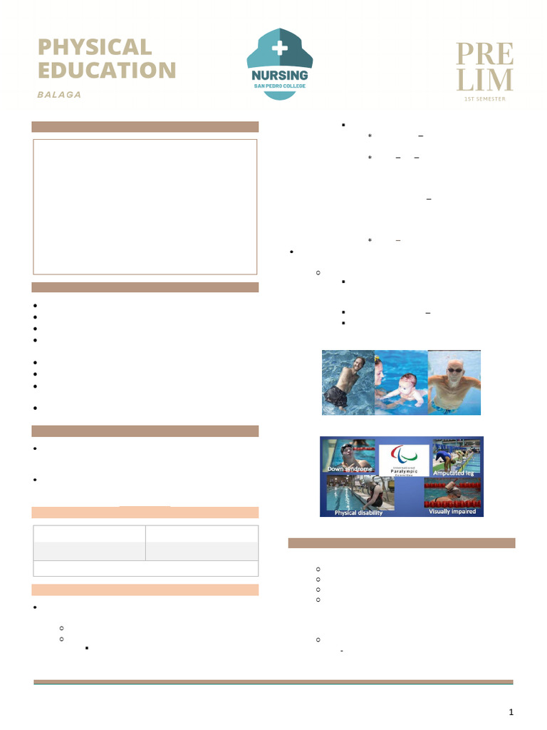 Introduction to Swimming Basics | PDF | Swimming (Sport) | Swimming