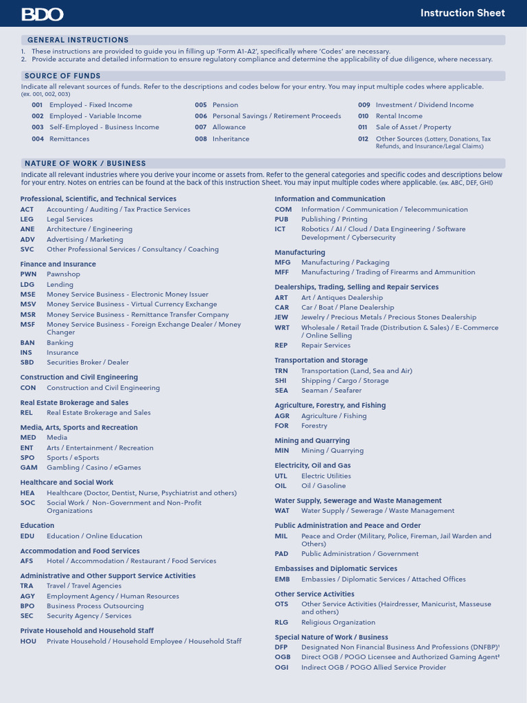 Instruction Sheet | PDF | Business | Economies