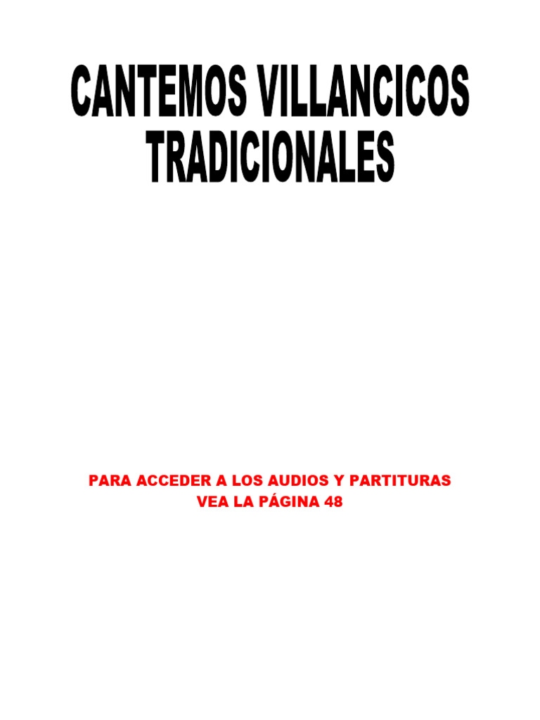 cantemos alegres a dios villancicos | PDF | María, madre de Jesús | Nochebuena