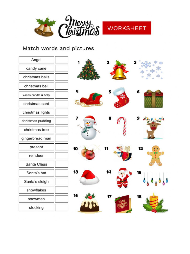 Christmas Vocabulary | PDF