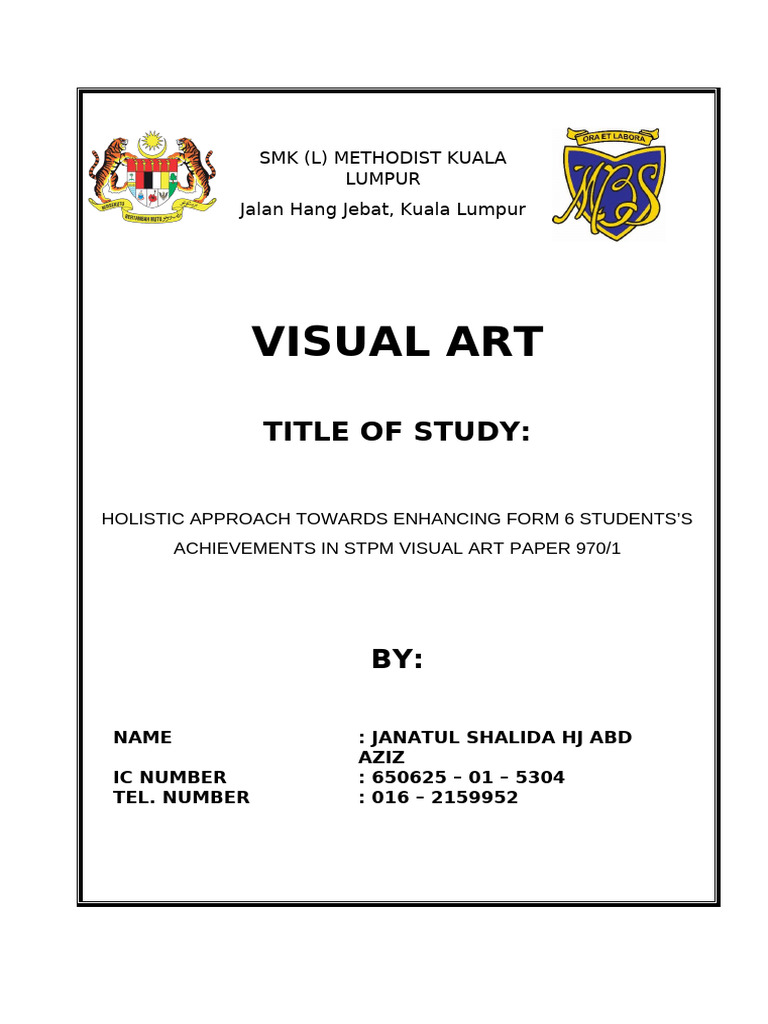 Action Research Visual Art 2023 | PDF | Teachers | Motivation