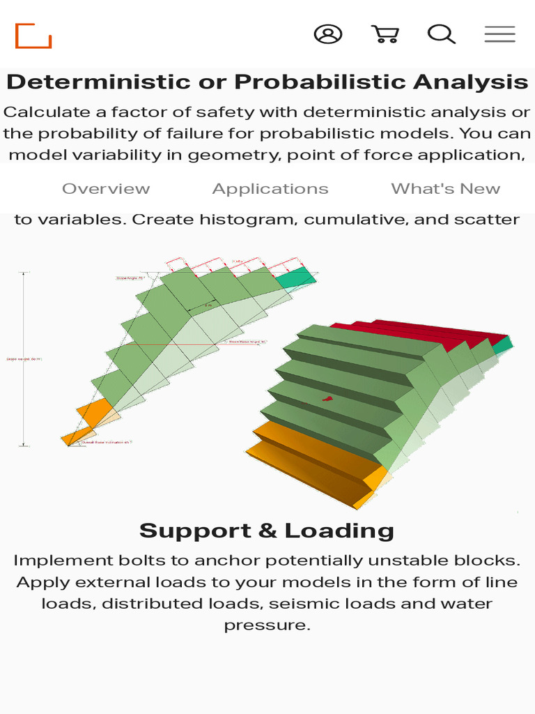 RocTopple Block Toppling Analysis & Support Design in 2D & 3D | PDF