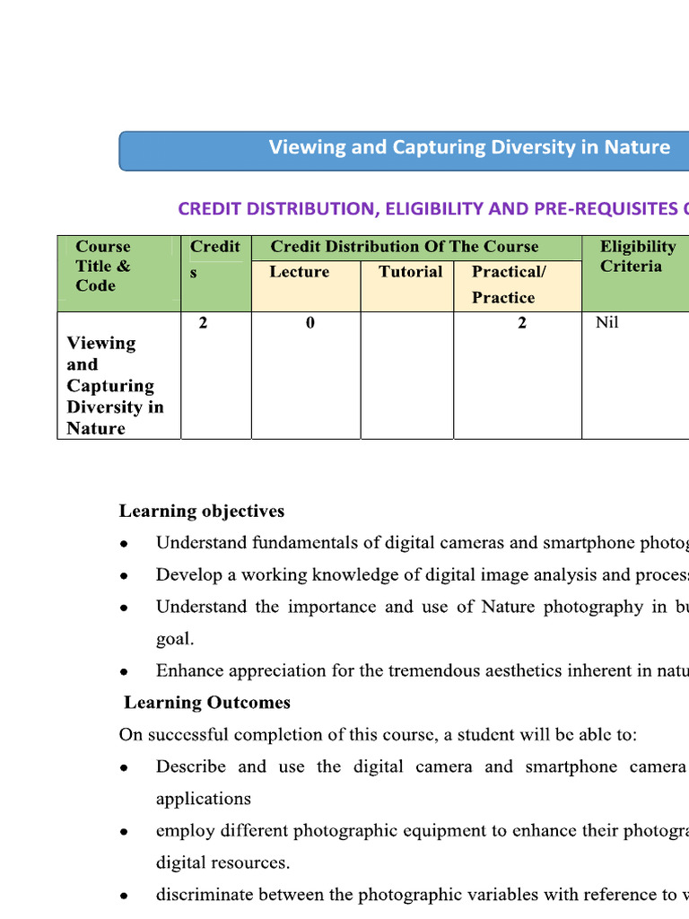 Viewing and Capturing Diversity | PDF