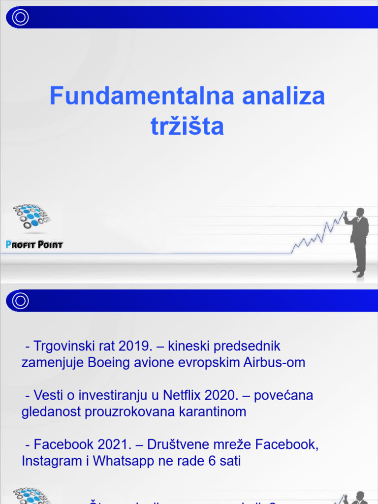 Predavanje - Fundamentalna Analiza PDF | PDF