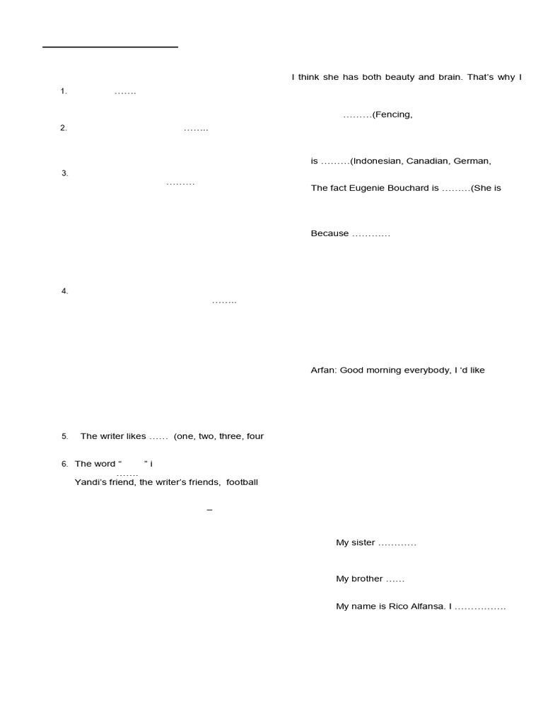 PDF English Formative Test For TKJ | PDF | Computing