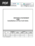 Method Statement For Installation of FCU | PDF | Specification ...