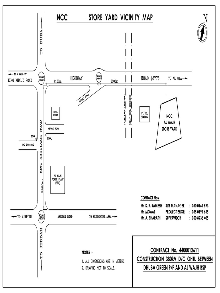 Al Wajh Vicinity Map | PDF