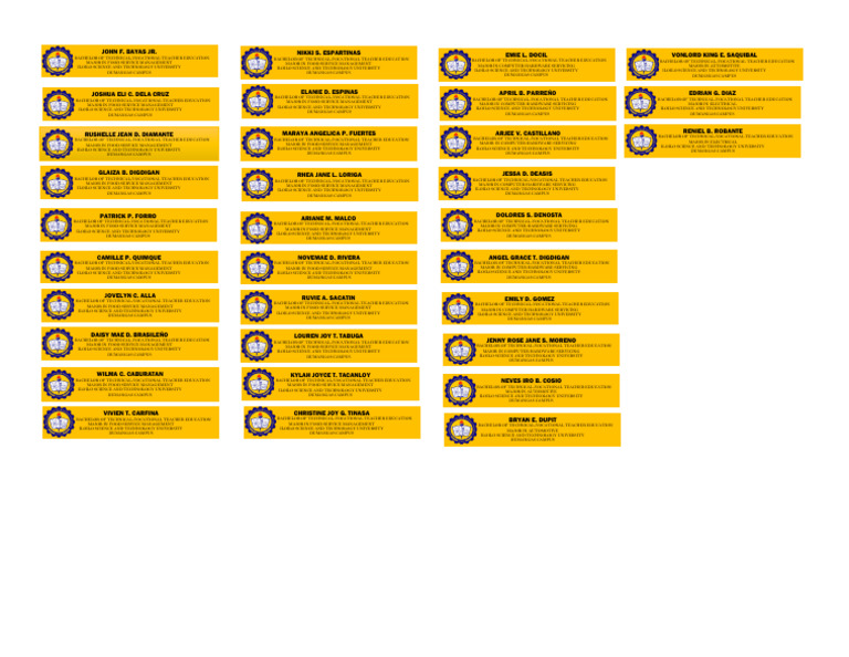 ISAT U Dumangas Campus Nameplate | PDF