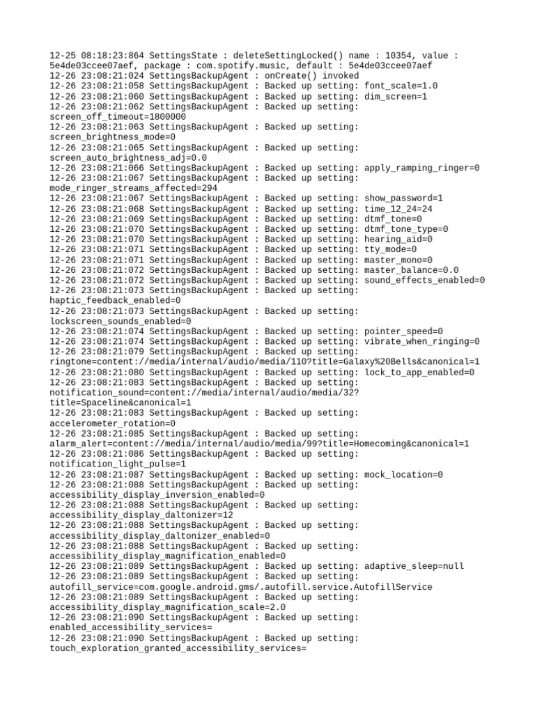 settingsprovider | PDF