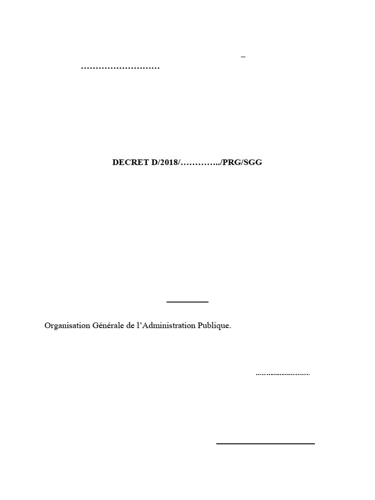 Promulgation de la Loi 025 en Guinée | PDF | Services publics ...