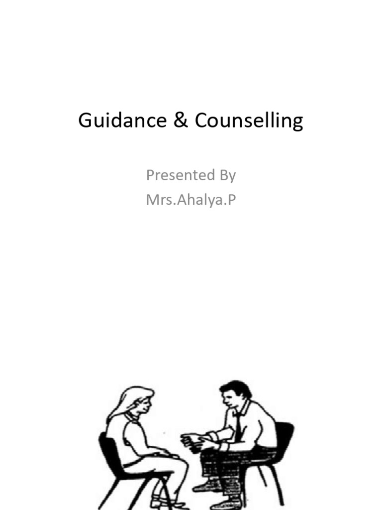Guidance and Counselling Overview | PDF