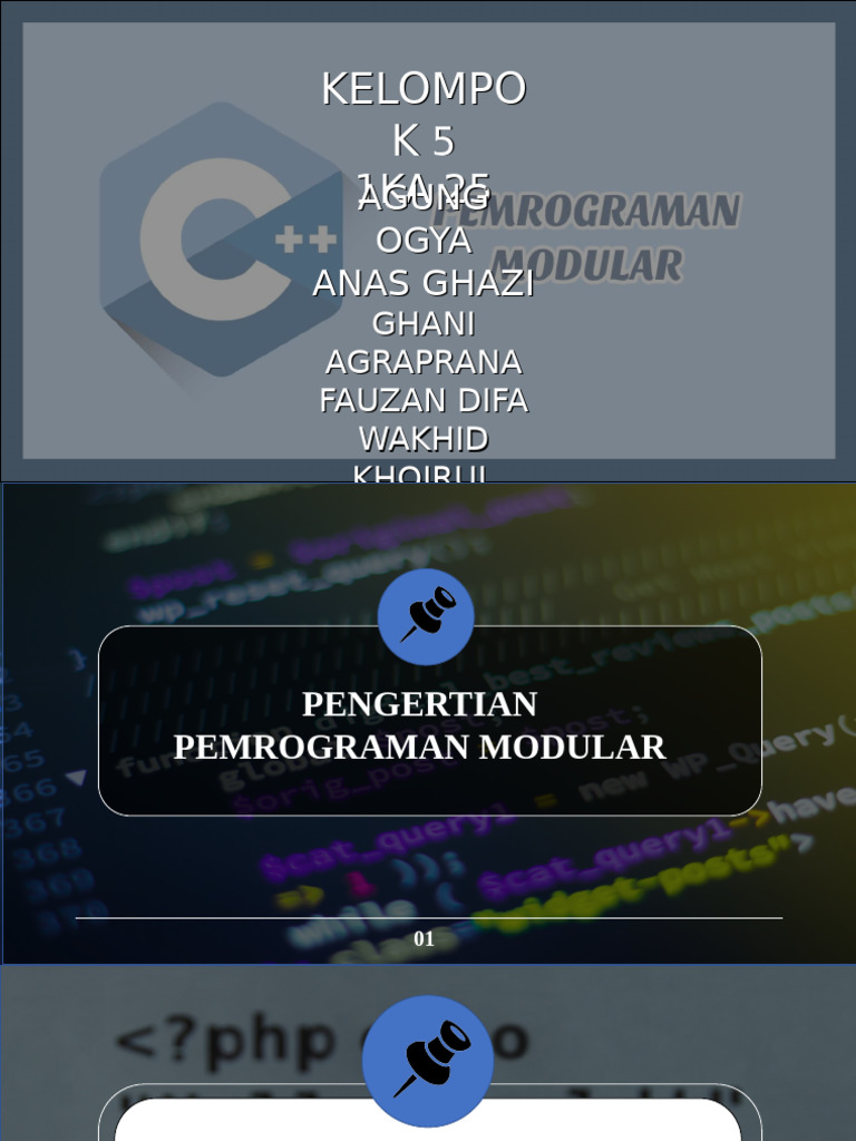 Pertemuan X PEMROGRAMAN MODULAR | PDF