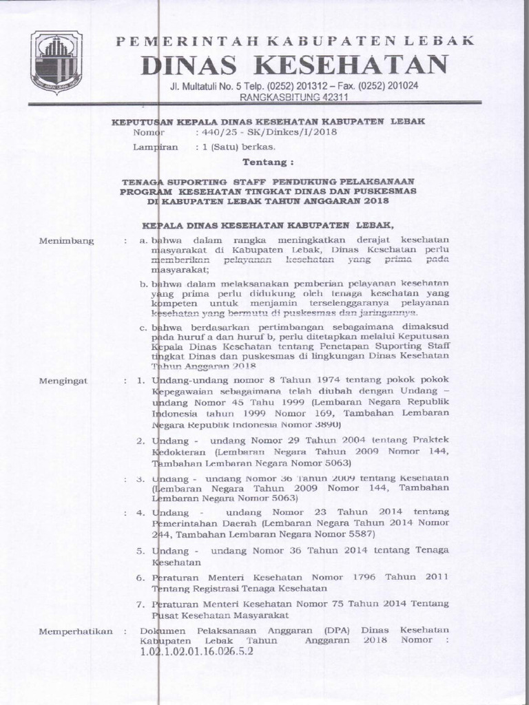 SK Banjarsari 2017-2020 PDF | PDF