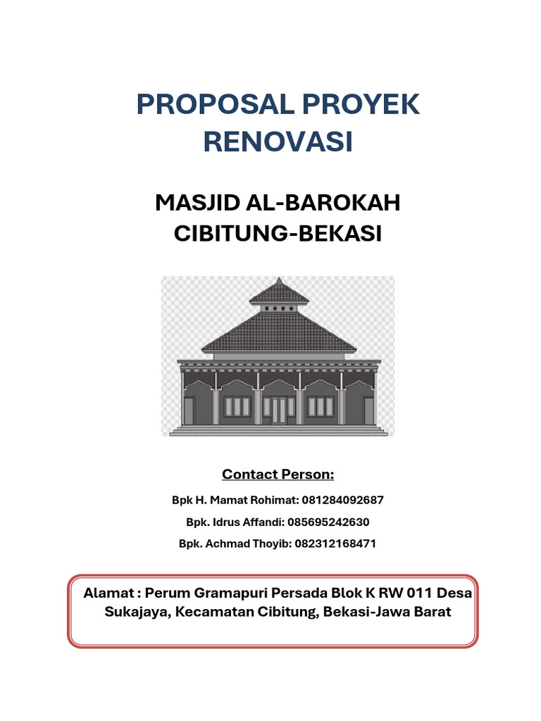 Proposal Renovasi Atap | PDF