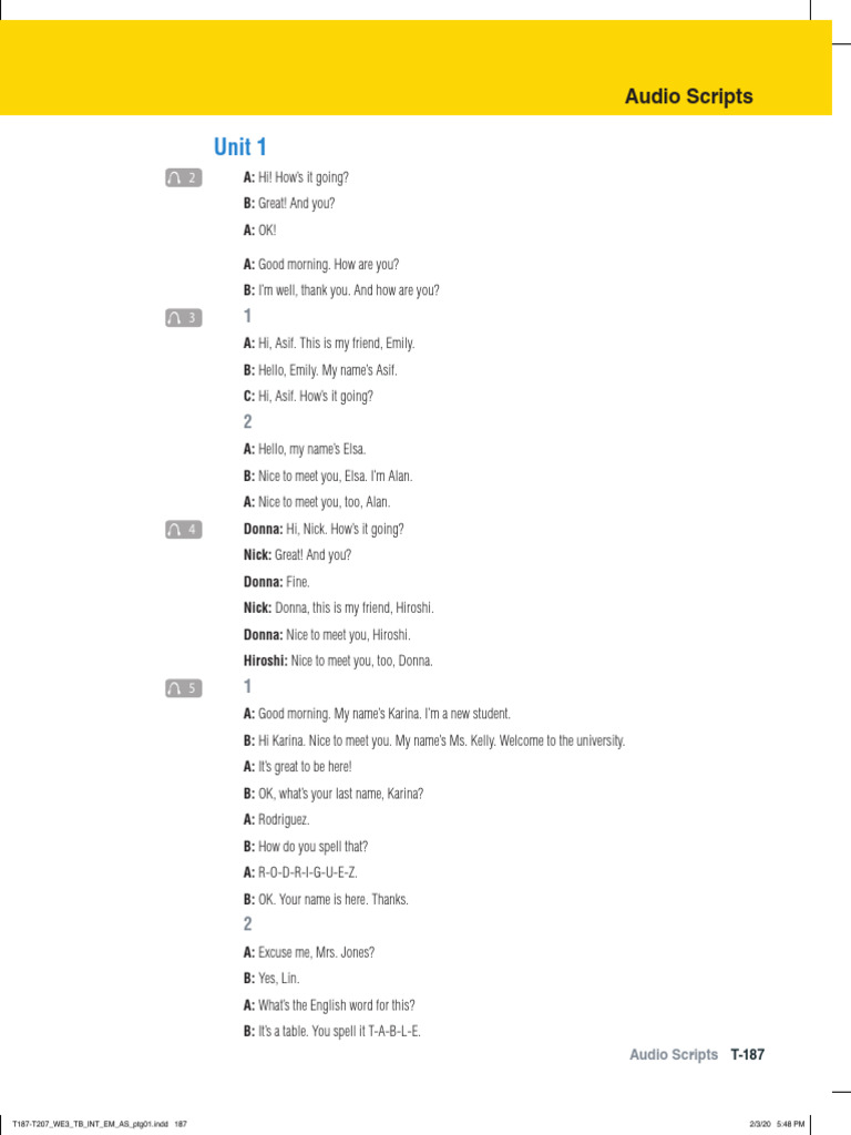 English Conversation Practice Scripts | PDF | Ice Cream