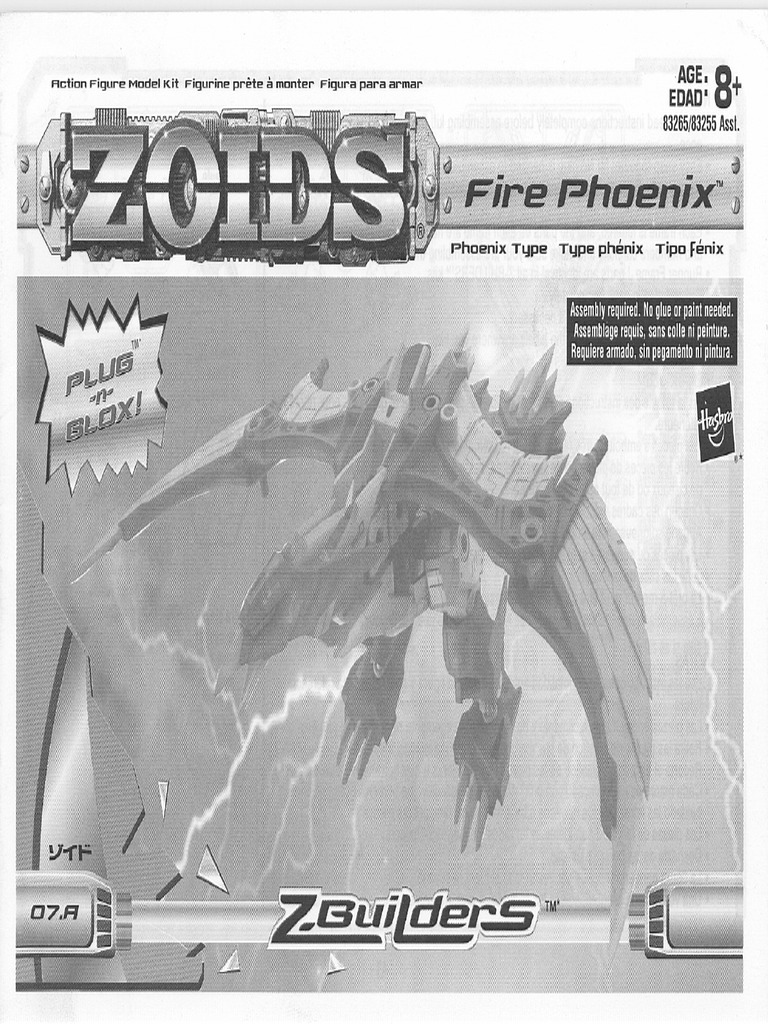 Zoids Fire Phoenix ZBuilders | PDF