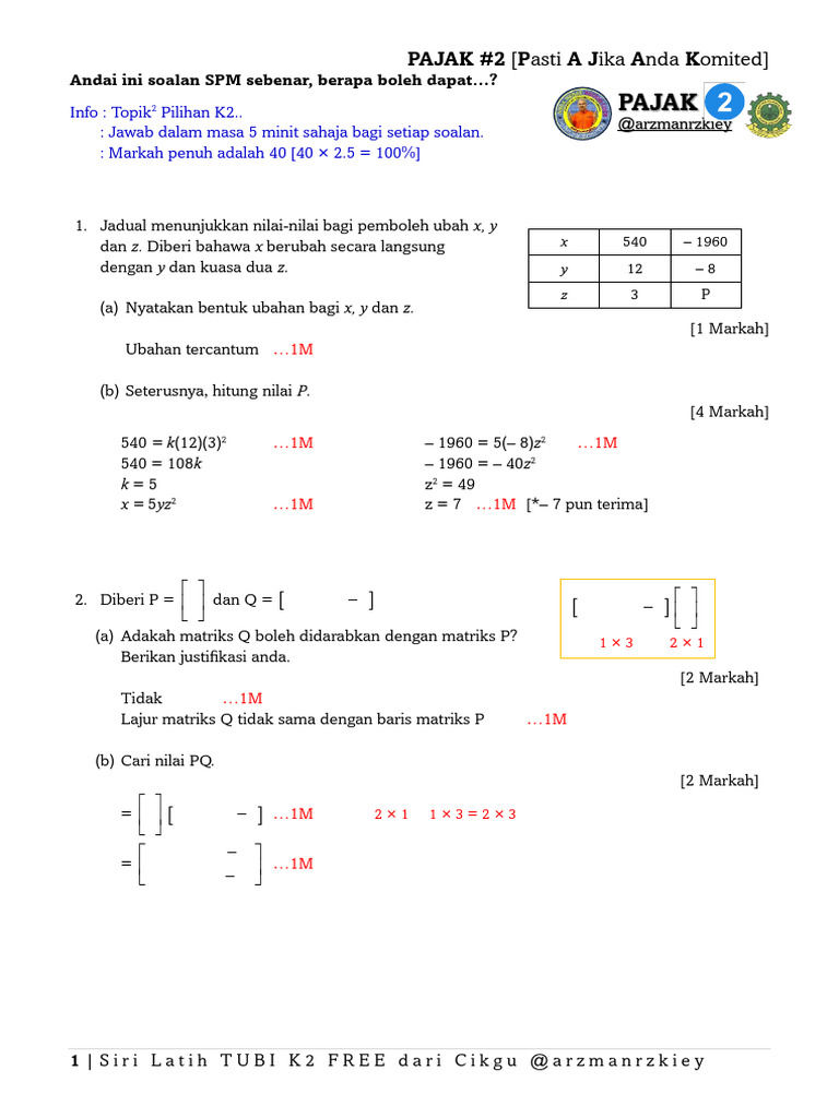 Pajak #2 - Skema | PDF