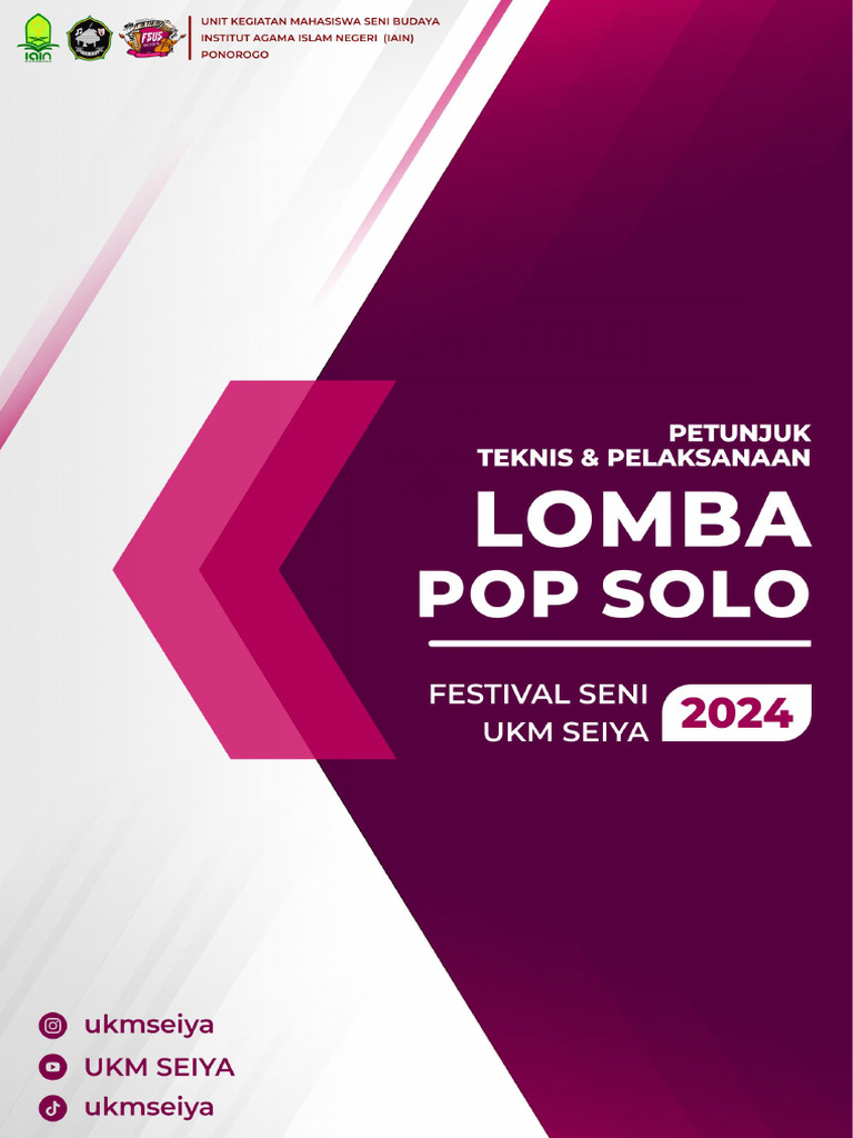 Juklak Juknis Fsus 2024 Lomba Pop Solo | PDF