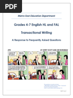 Grades 4-7 English - Transactional Texts-Frames | PDF | Advertising ...