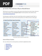 Glossary of Chess Terminology | PDF | Chess | Competitive Games