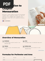 Class 9 Mensuration Formulas Guide | PDF