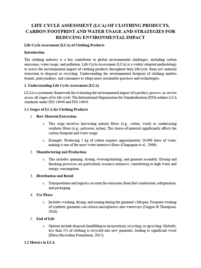 8 | PDF | Life Cycle Assessment | Carbon Footprint