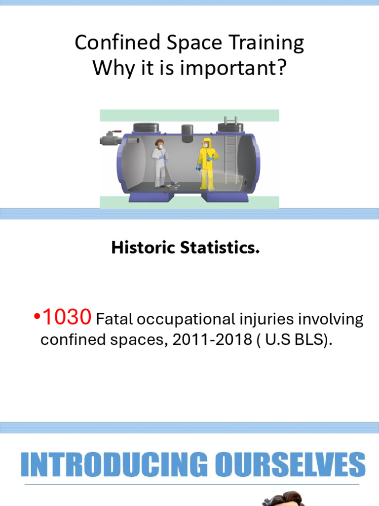 Confined Space Training PPT 1734630293 | PDF | Safety | Occupational ...