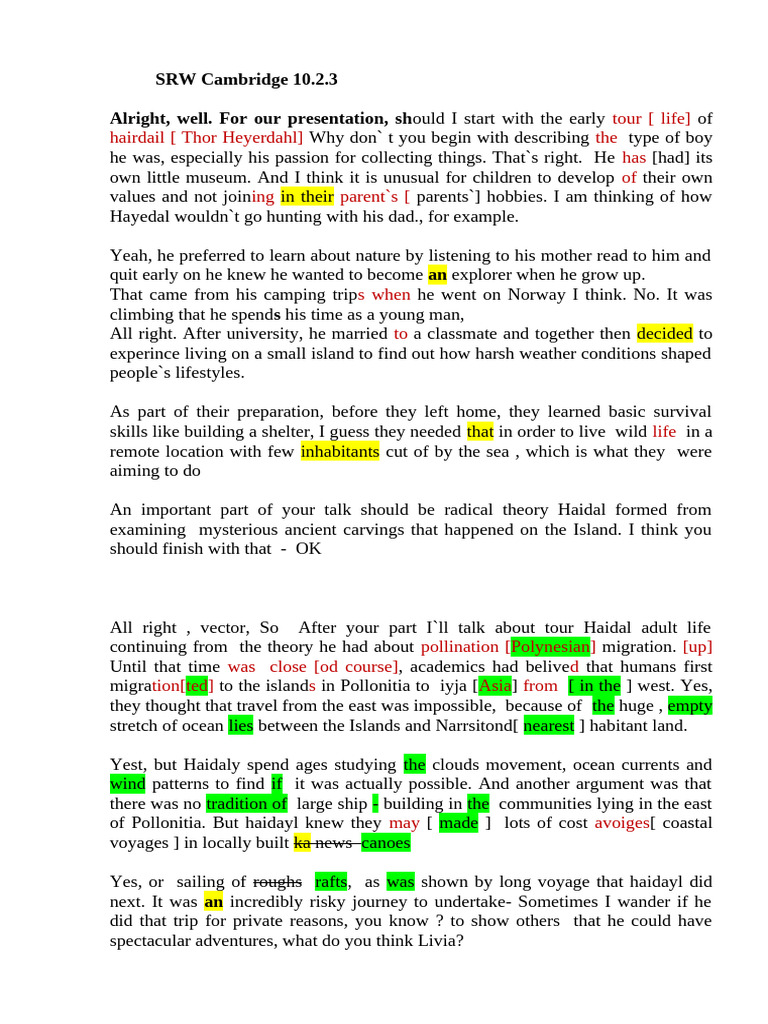 SRW Cambridge 10 | PDF