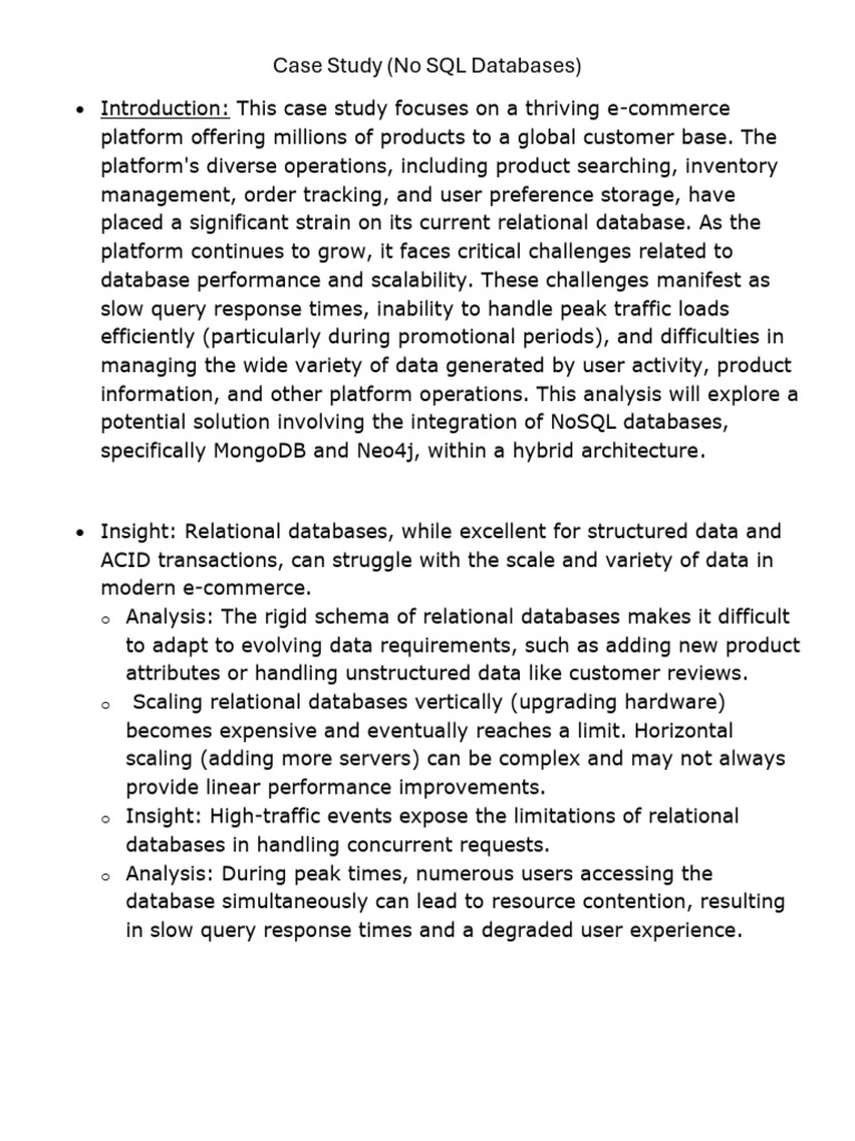 Case Study 062 | PDF | Databases | Scalability