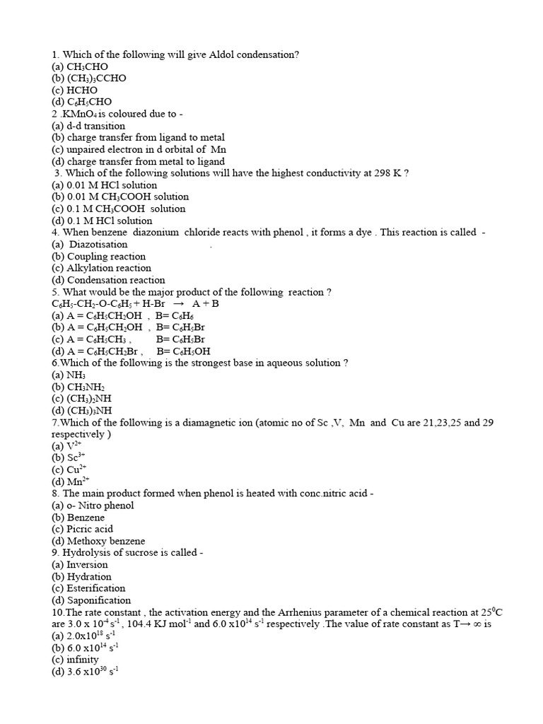 chem 3 | PDF | Chemical Reactions | Physical Chemistry