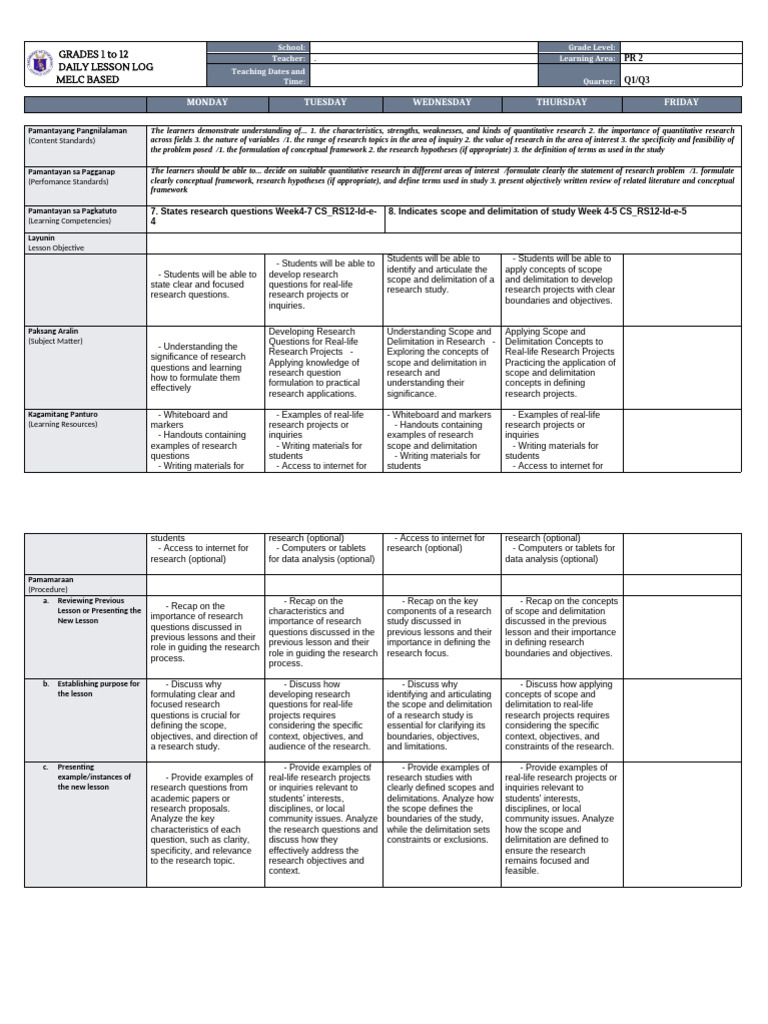 WEEK 4 | PDF | Evaluation | Scope (Computer Science)