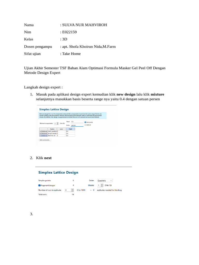 Makalah Design Expert | PDF