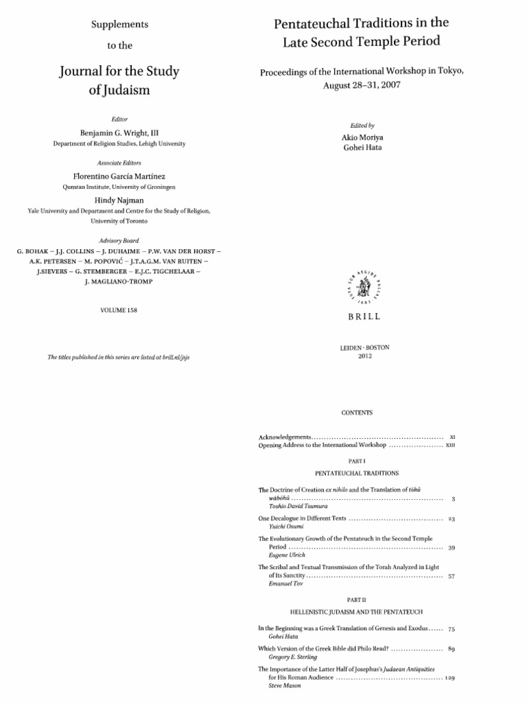 David_Toshio_Tsumura_The_Doctrine_of_cre (2) | PDF | Genesis Creation Narrative | Theology