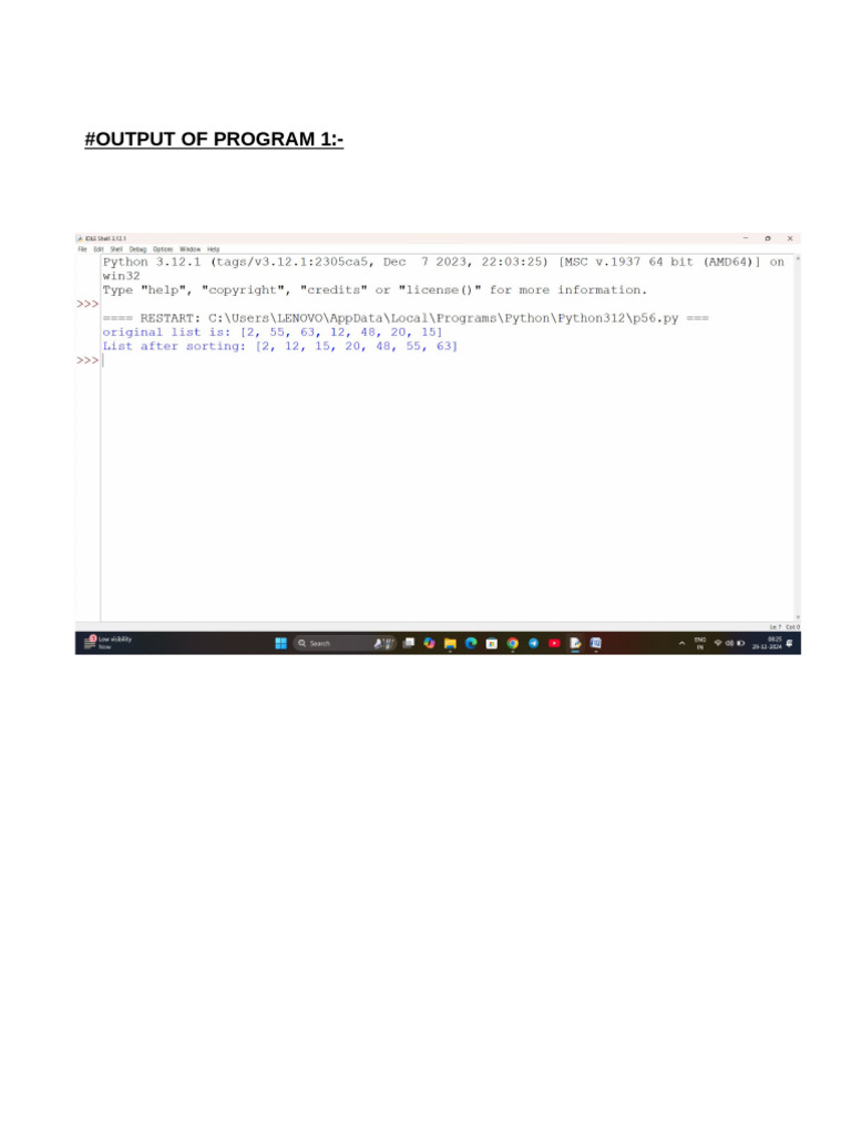 Computer Science Practical File Class 12 | PDF | Software | Software Engineering