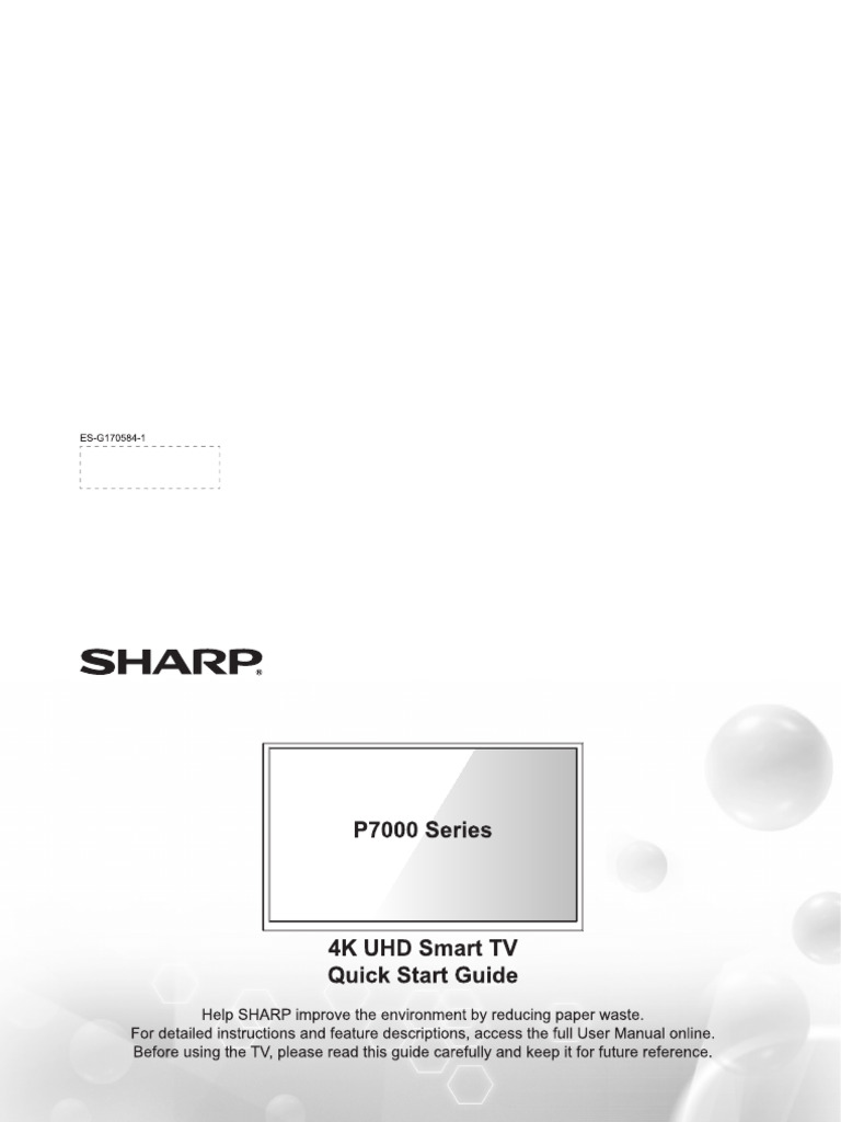 Quick Start Guide 43P7000 | PDF