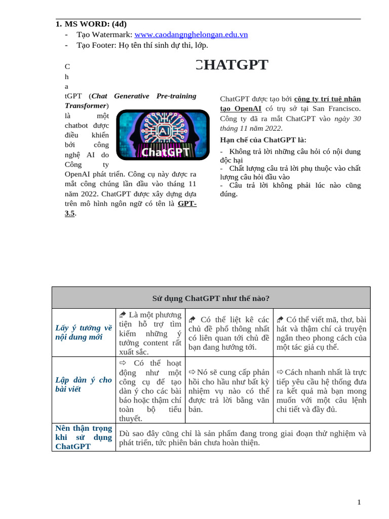 Tin Hoc - ON TAP 2 | PDF