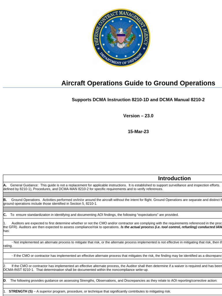 Ground Operations Aircraft Guide | PDF | Air Traffic Control ...