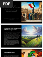 Unification of ITALY World History Notes | PDF | Italy