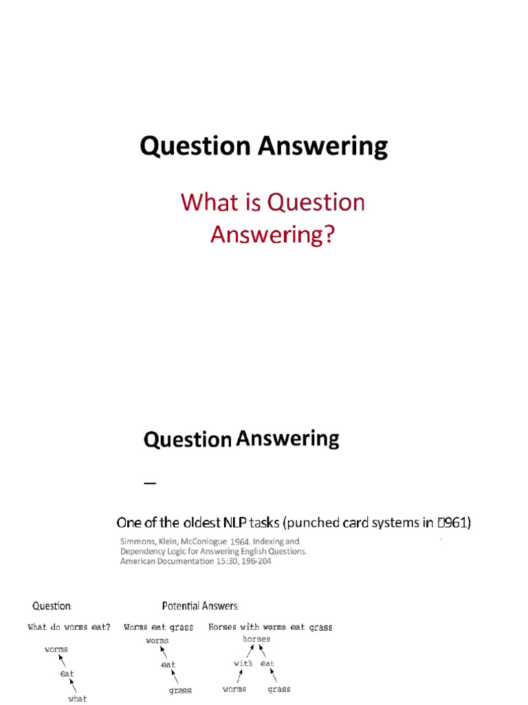 Question Answering | PDF | Search Engine Indexing | Information Retrieval
