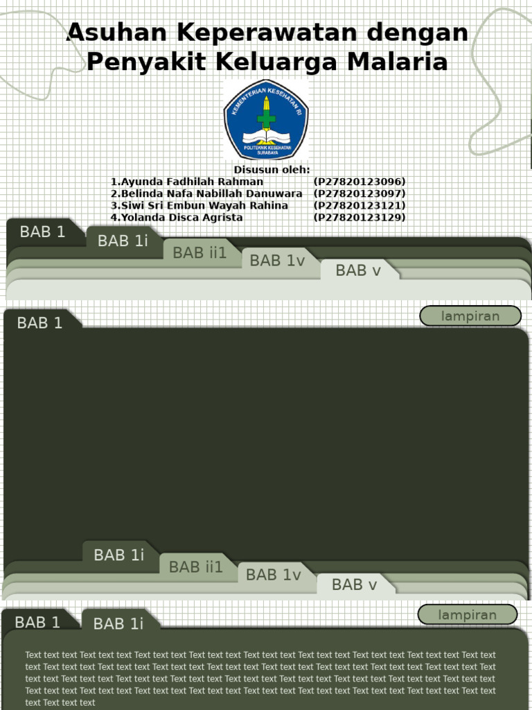 REGC_KEL3_PPT ASKEP MALARIA (DOKEP) | PDF
