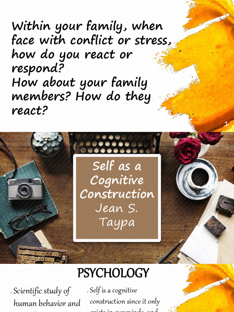 Self As A Cognitive Construction | PDF | Self | Mind