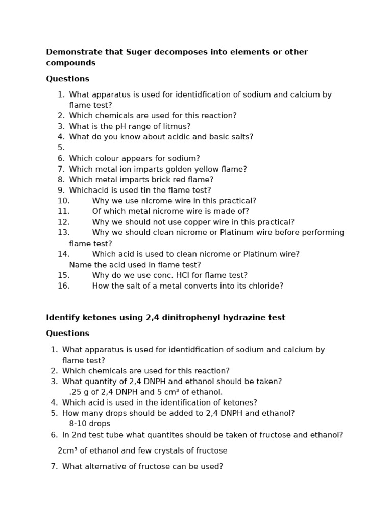 Practical Questions | PDF