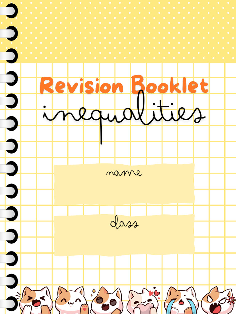 Inequalities Revision 2024 | PDF | Discrete Mathematics | Mathematical ...