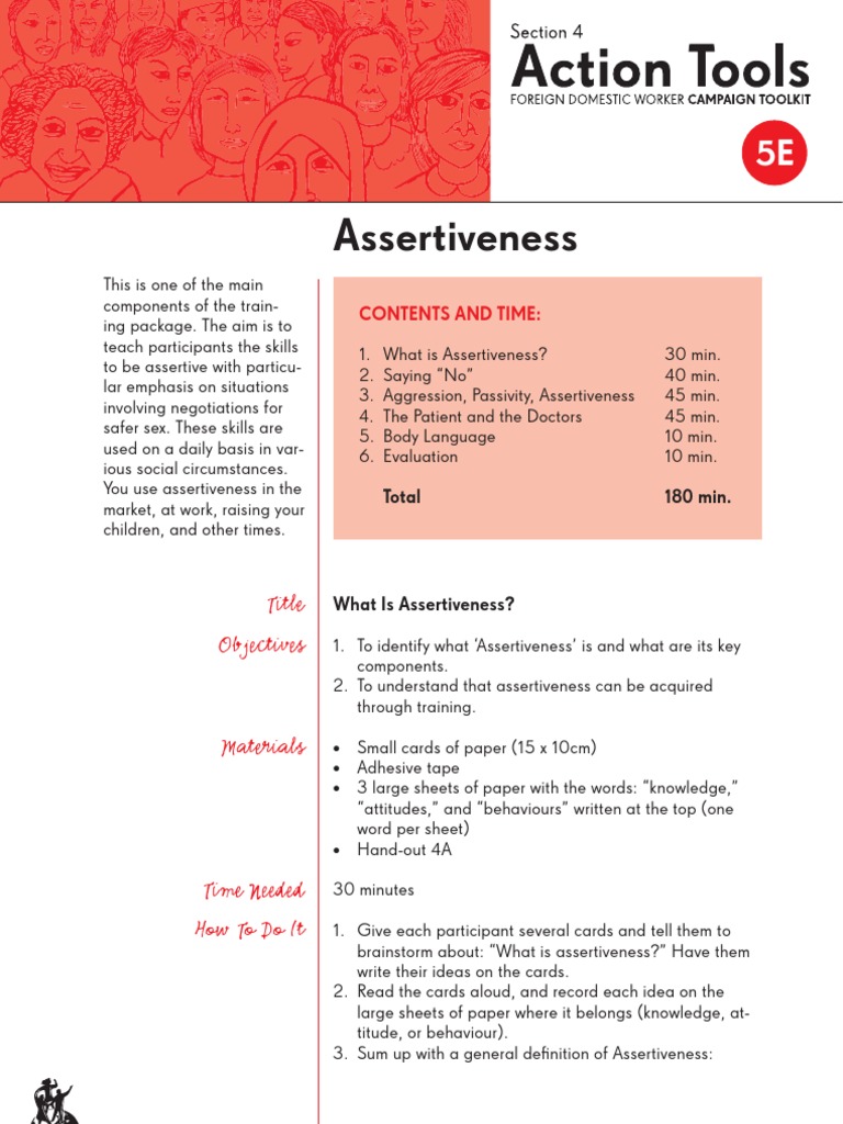 Assertiveness | PDF | Body Language | Anger