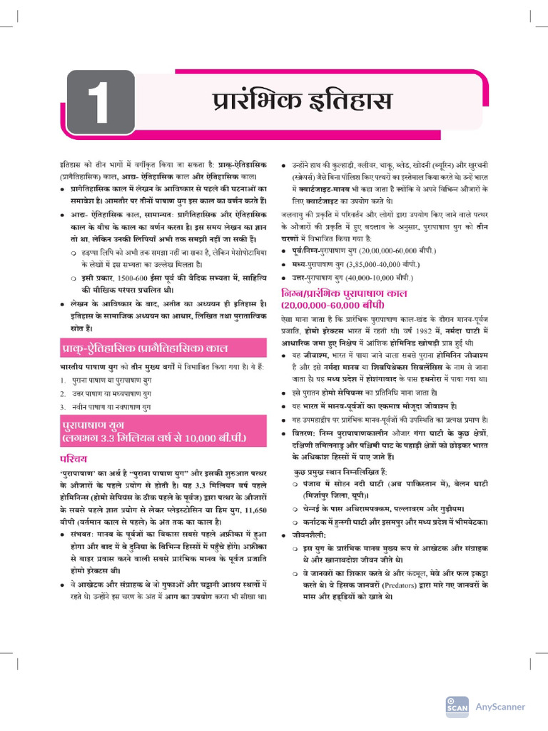 Prarmbhik Itihas | PDF