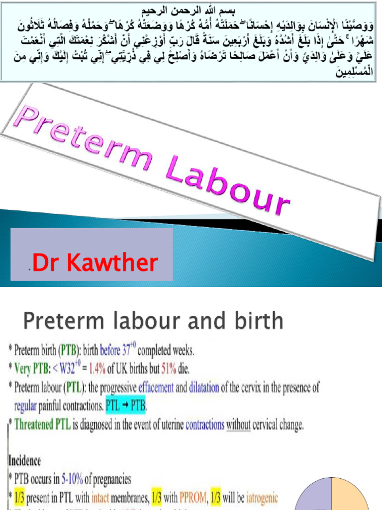 Preterm Labour | PDF | Preterm Birth | Childbirth